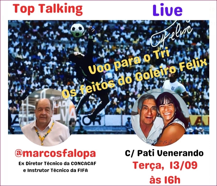 Pati Venerando, filha do saudoso Félix, é a convidada da live de Marcos ...