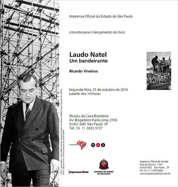 Jornalista lança livro sobre Laudo Natel - Notícias - Terceiro Tempo